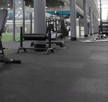 Gym Tiles- Interlocking 2'x2' – Weights & Bars