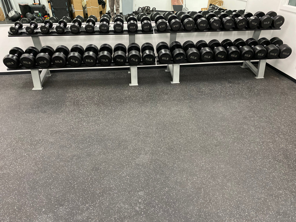 Pro Dumbbell Set- Muscle D Fitness- Premium Rubber Dumbbell Set ...