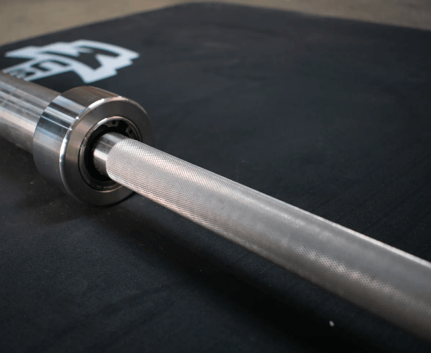 7' Stainless Steel Bushing Olympic Bar and Bumper Plate Set – Weights ...